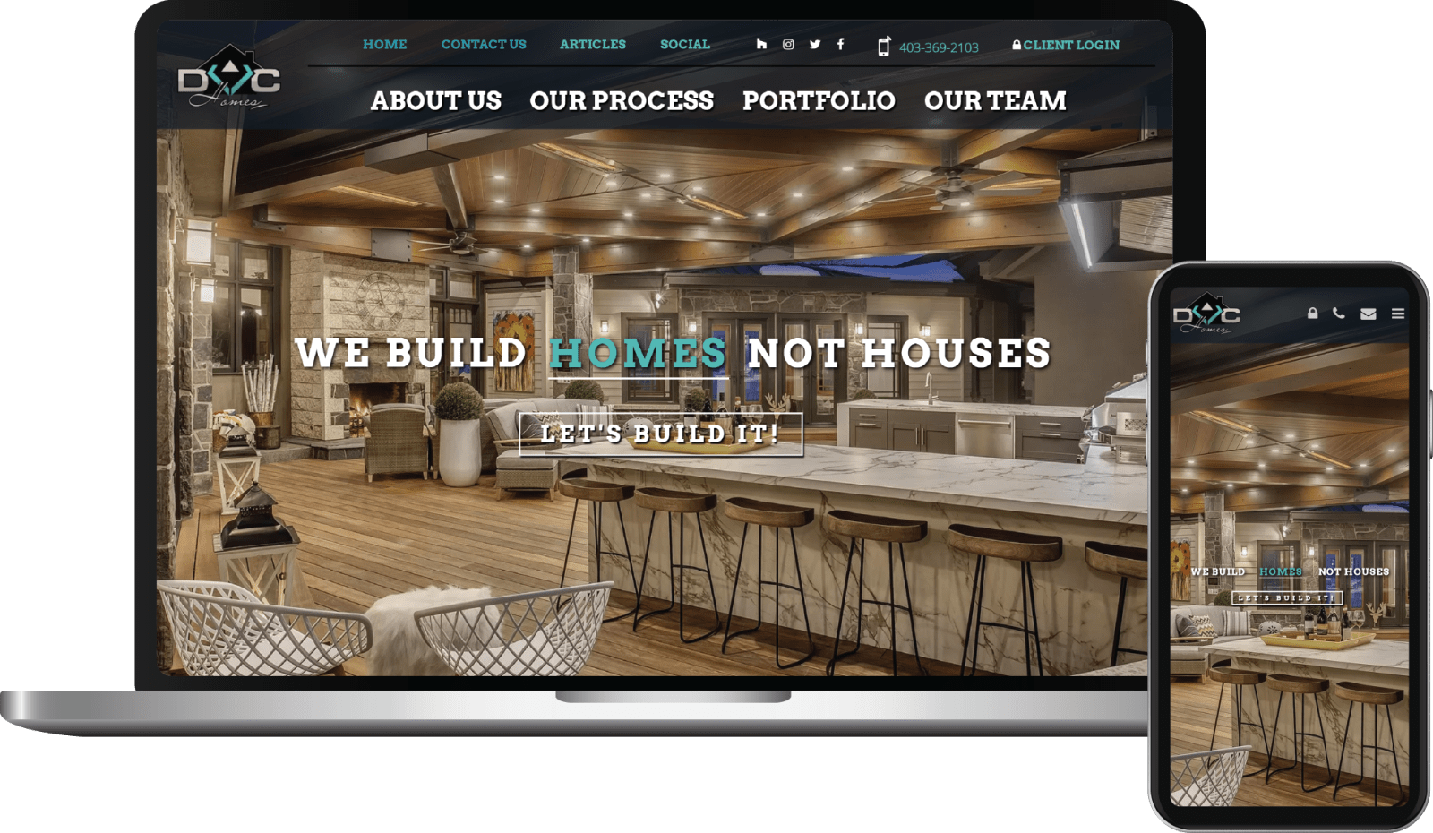 DVC Homes – Dragon Evo Digital Marketing – Web & SEO